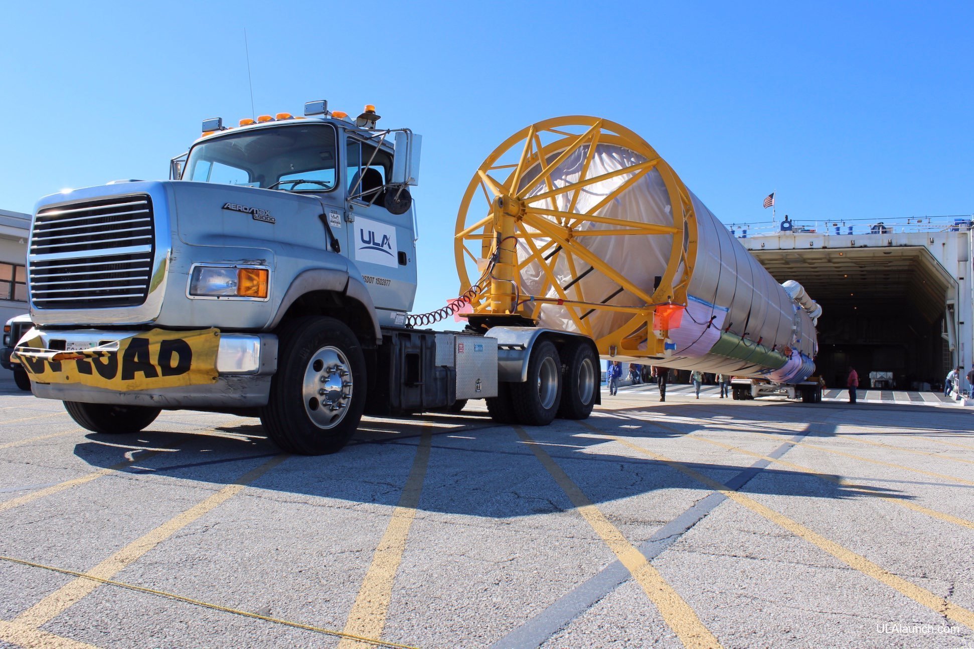 AEHF-5: Next Atlas V arrives at launch site from factory